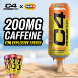 C4 Energy Drink, Orange Creamsicle Flavor, Zero Sugar, 200mg Caffeine ...