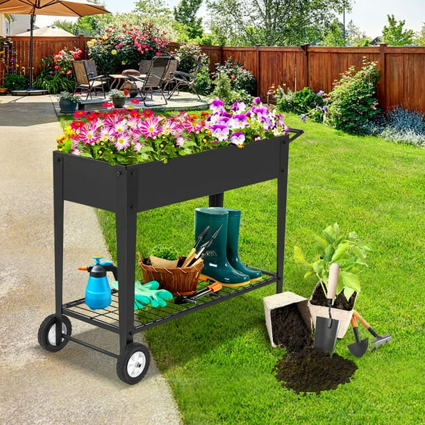 Raised Garden Beds Wheels