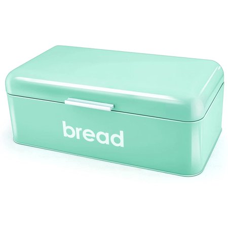 Red Bread Box Bread Bin For Kitchen Counter, (16.5’’ x 9’’), HTWW Bread ...