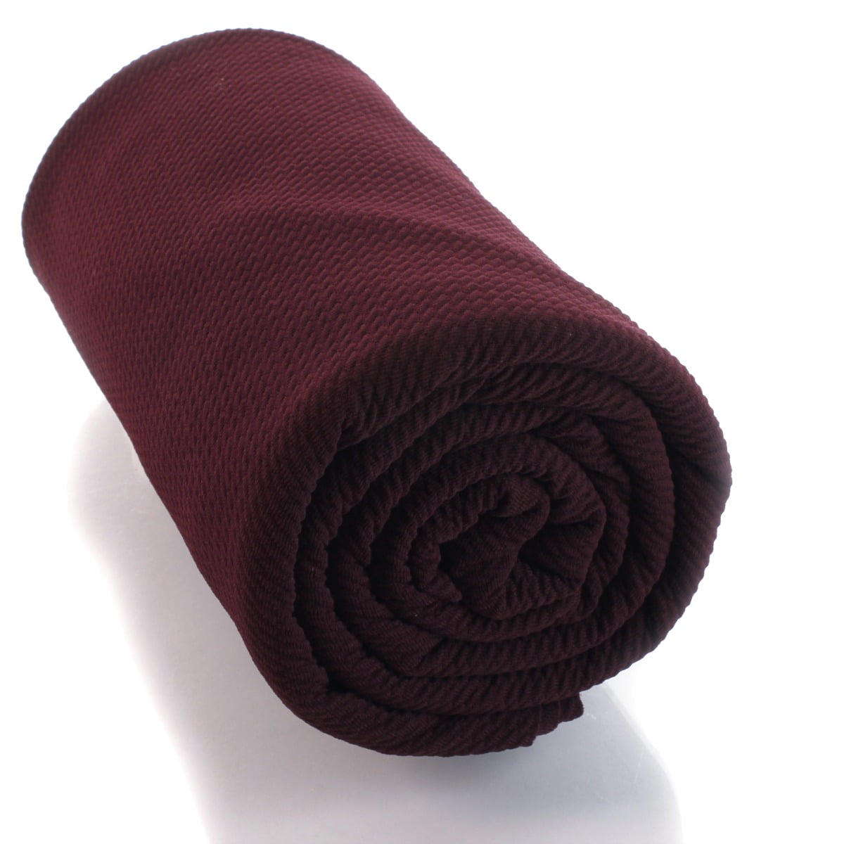 Liverpool Bullet Fabric Textured Knit Jersey 4 Way Stretch - Burgundy 1 ...