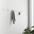 Franklin Brass Single Prong Robe Hook in White, 5 pack - Walmart.com