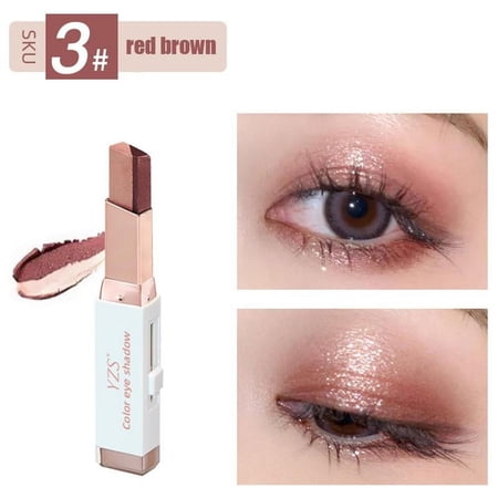 Glitter Double-Colour Gradient Eyeshadow Stick Two Cosmetics Tone ...