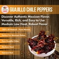 Guajillo Chiles Peppers, 4 oz, Natural, Mild to Medium Heat - Walmart.com