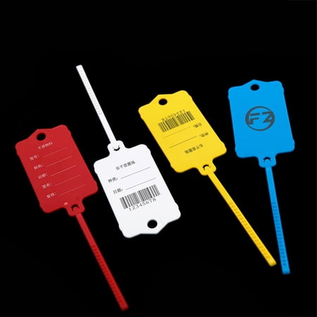 mmirethe 100pack/lot Plastic Tie Mark Label Wide Range Of Labeling ...