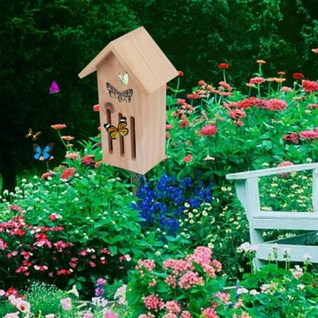 Wooden Butterfly House, , | Walmart Canada