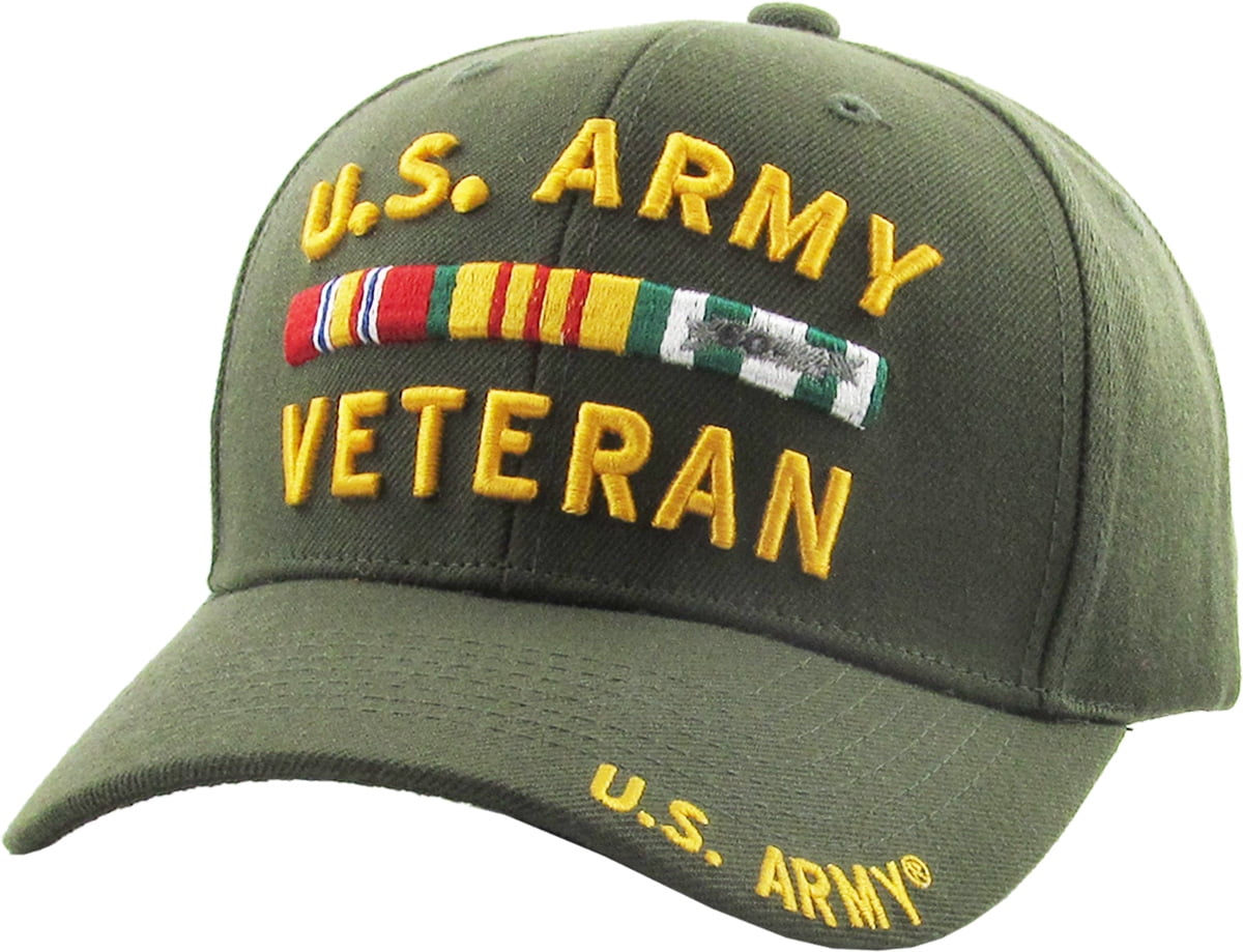 US ARMY VETERAN Contructed Baseball Cap Velcro Closure - Walmart.com