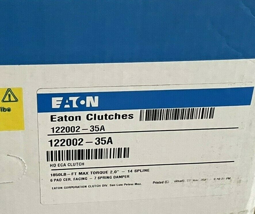 BRAND NEW Genuine Eaton Clutch Assembly Part #122002-35A Automated ...