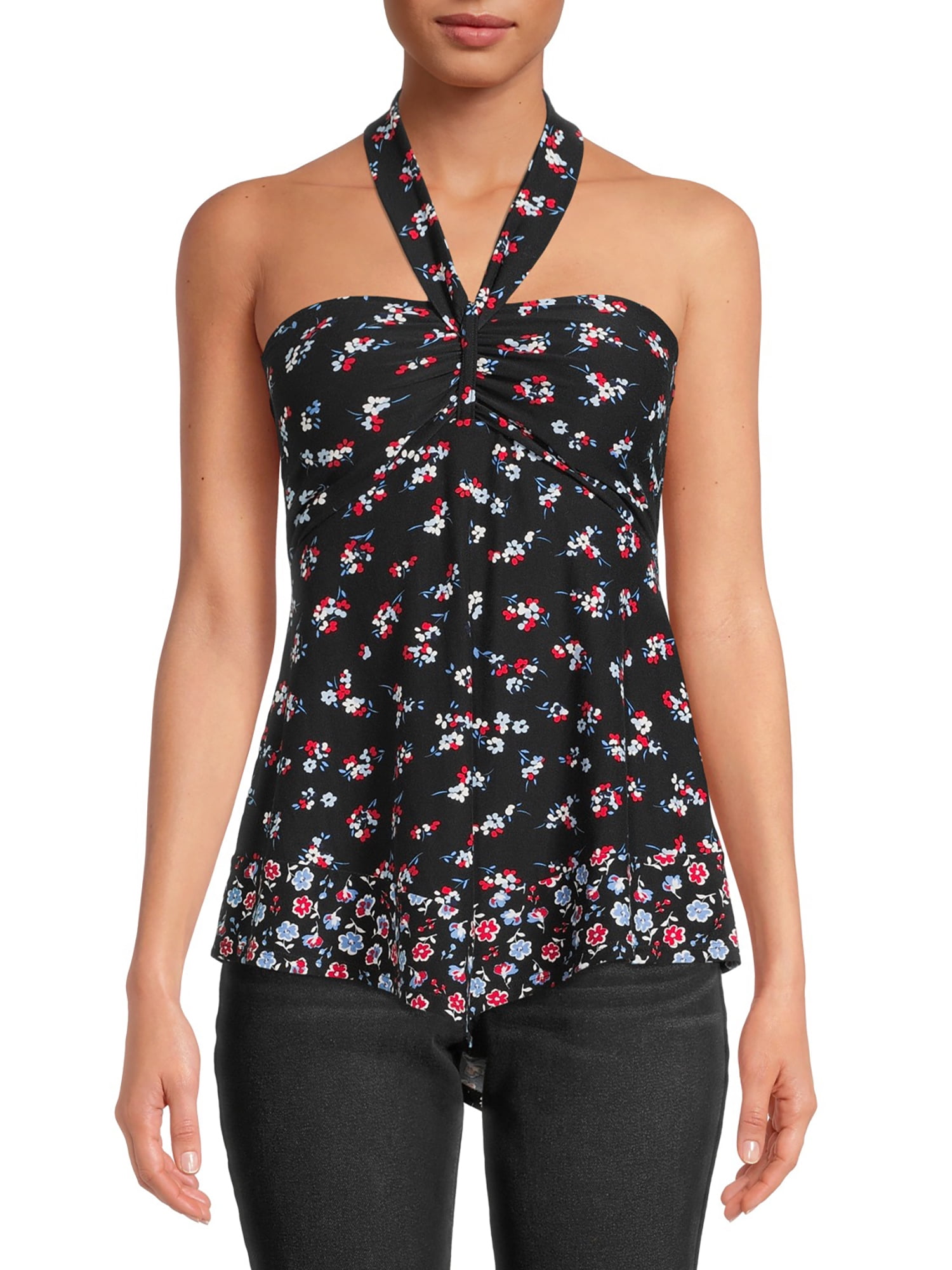 No Boundaries Juniors' Convertible Foam Cup Top - Walmart.com