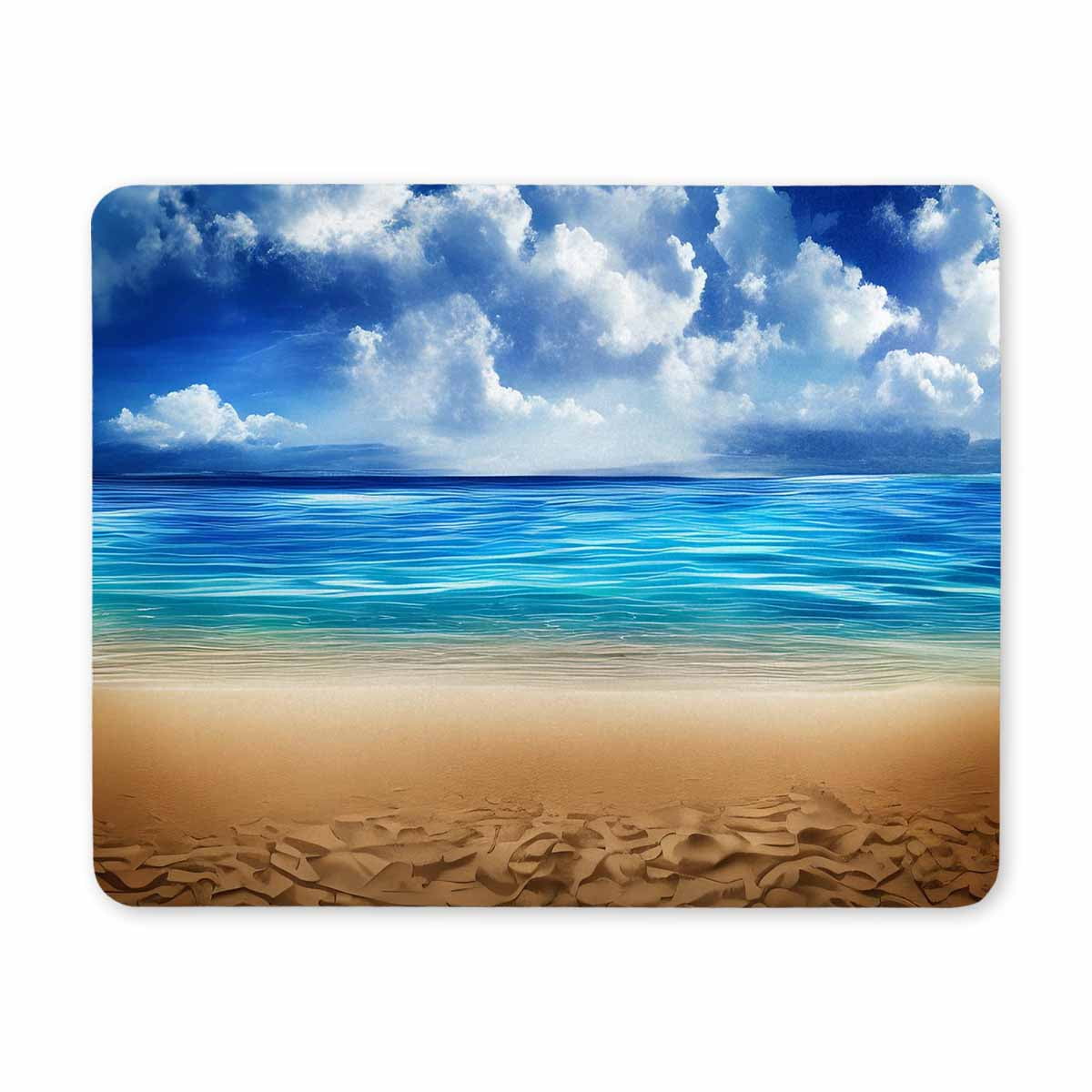 Ocean Mouse Pad Design, Non-Slip Surface, Rubber Base, Small Office ...
