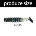 4cm 1.1g Fishing Lure for Trout Swimbaits Lures Paddle Tail Swimbait ...