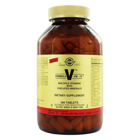 Solgar - Formula VM-75 - 360 Tablets - Walmart.com