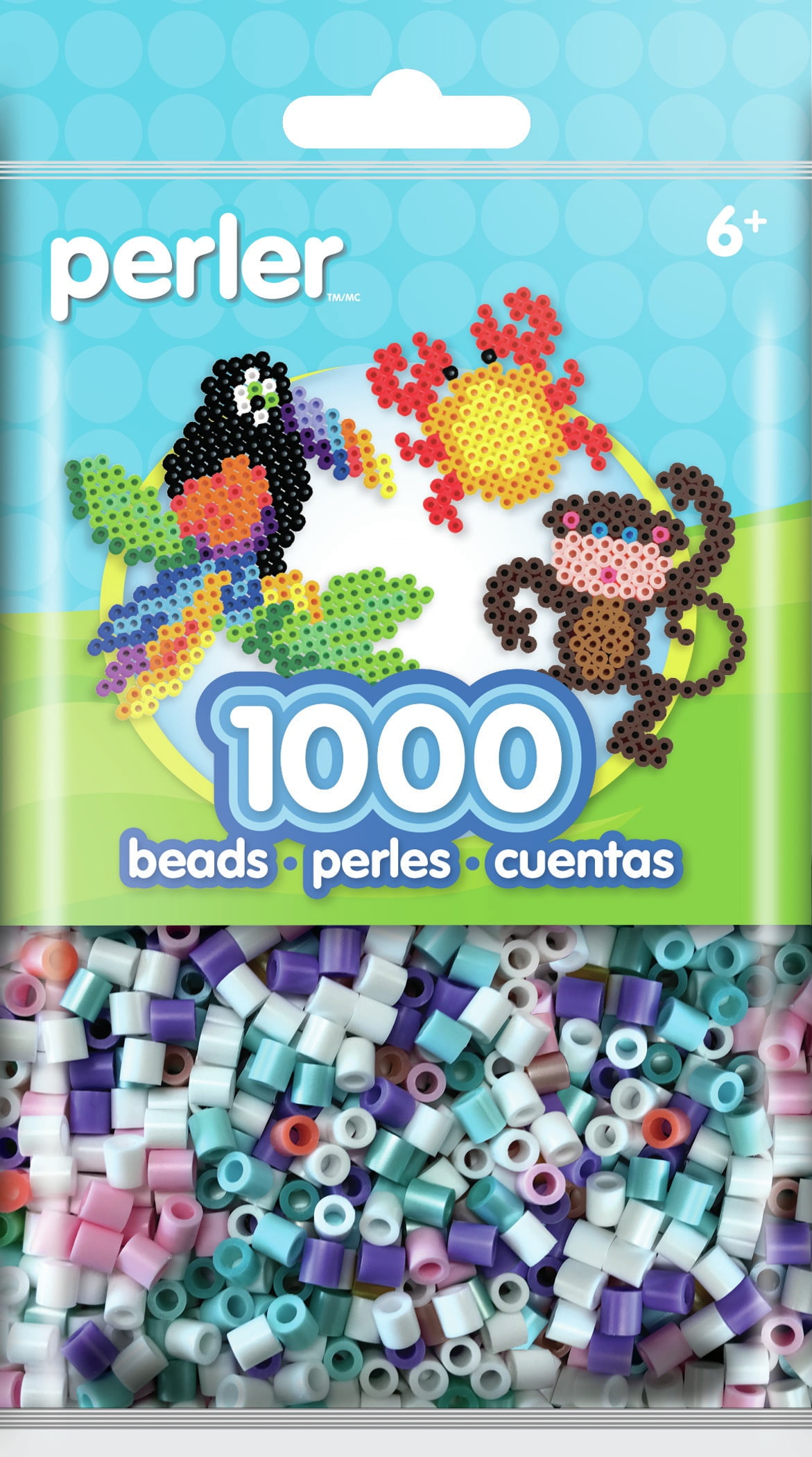 Perler Pearl Beads 1,000/Pkg-Unicorn Mix - Walmart.com