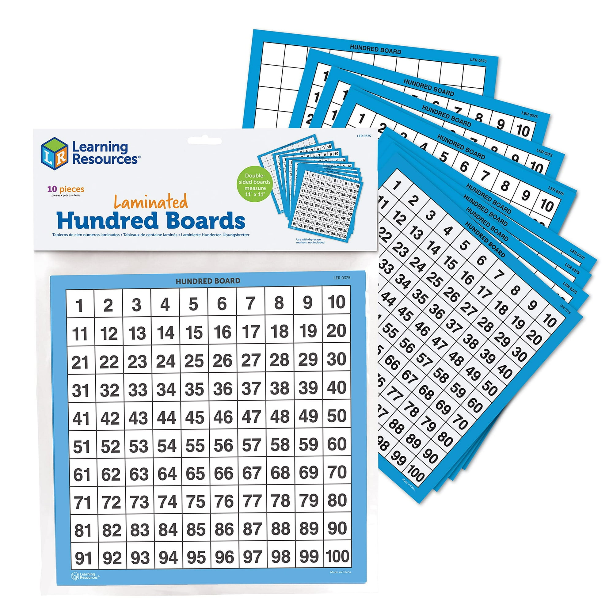 Click here for Learning Resources Ler0375 Laminated Hundreds Boar... prices
