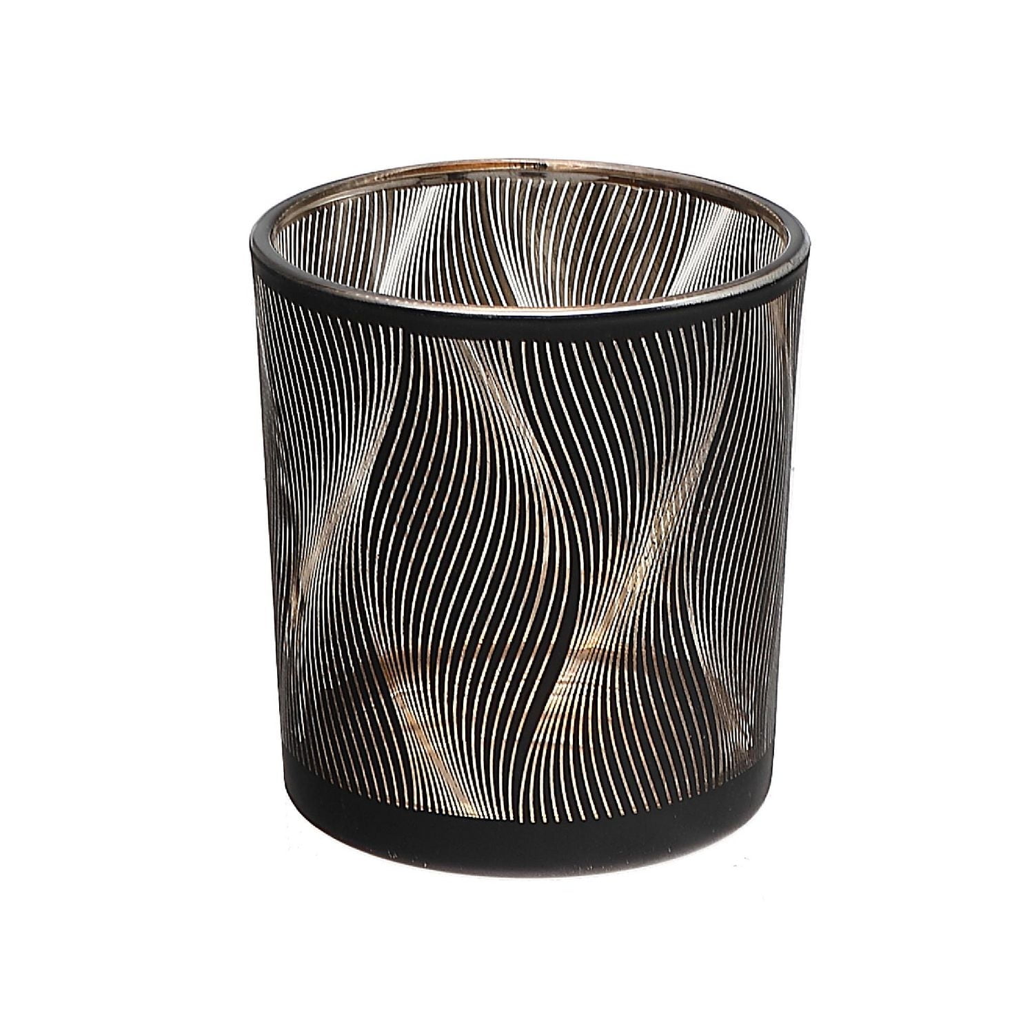 Click here for Ih Casadécor Glass Tealight Holder (Waves) - Set O... prices