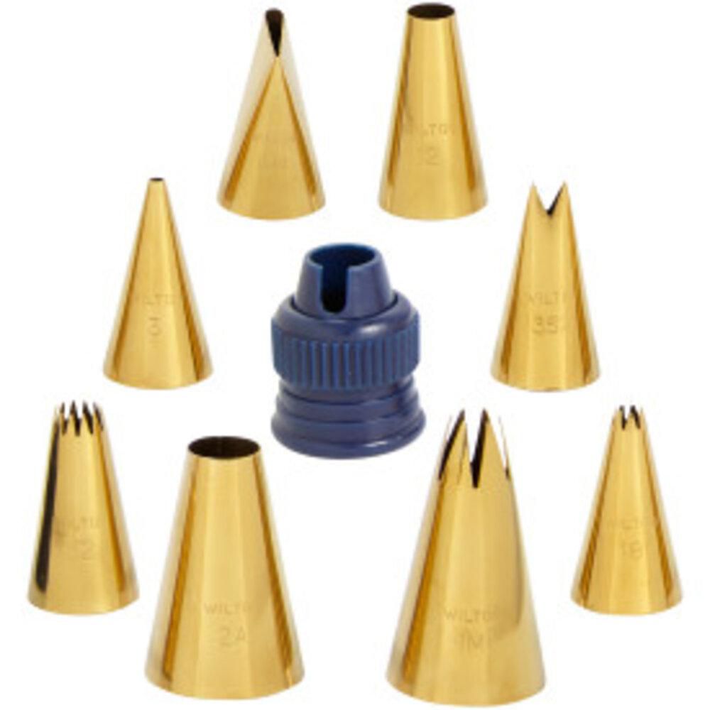 Wilton Navy Blue and Gold Piping Tips, NAVY & GOLD DECO SET - Walmart.ca
