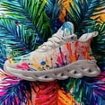 Coolcustomize Women's Fashionable Athletic Shoes With A Colorful Spray ...