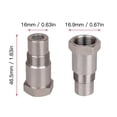 2Pcs M18X1.5 Car O2 Sensor with Oxygen Spacer Fitting, Mini Catalytic ...