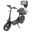 VIRO Rides Electric Mini-Bike 25.2 V Cafe Racer Powered Ride-On with ...