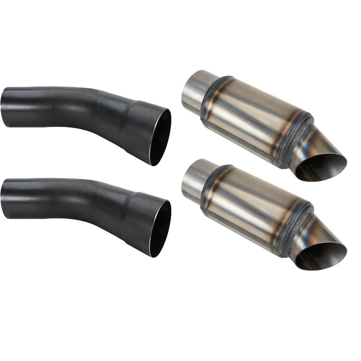Exhaust Mufflers, 3 Inch x 6 Inch & 45 Degree Mild Steel Elbows ...
