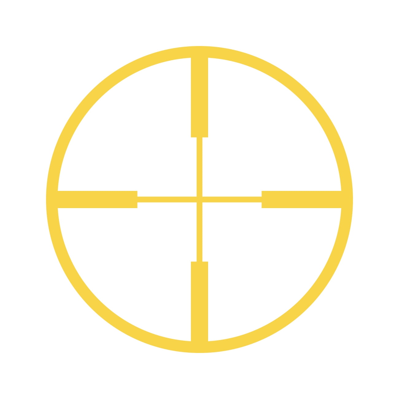 Crosshairs Sticker Decal Die Cut - Self Adhesive Vinyl - Weatherproof ...