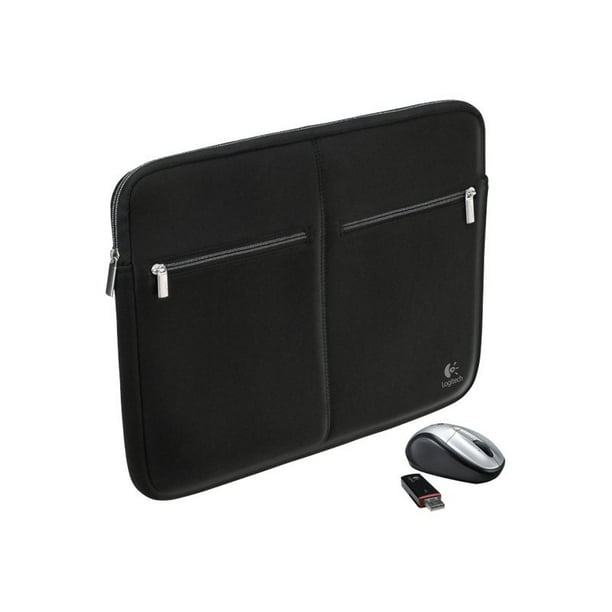Logitech 15.4" Notebook Sleeve - Notebook carrying case - 15.4" - with ...