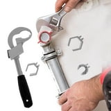 Plumbers Tools Adjustable Wrench Sink Bathroom Wrench Sewer Wrench 27x8 ...