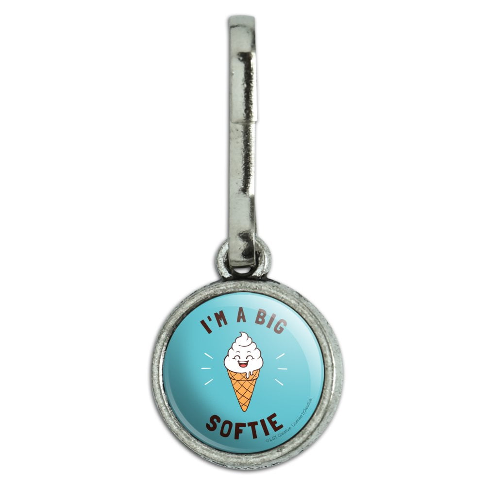 I'm A Big Softie Soft Serve Ice Cream Cone Funny Humor Antiqued Charm ...