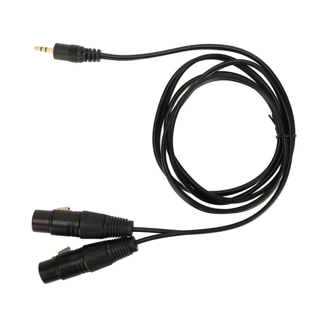 Maleto Dual XLR Female Cable,3.5mm to Dual XLR Dual XLR Cable Dual XLRY ...