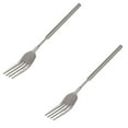 2 Pcs Extendable Fork, 8.7 to 25.4 Inch Telescopic Prank Fork ...