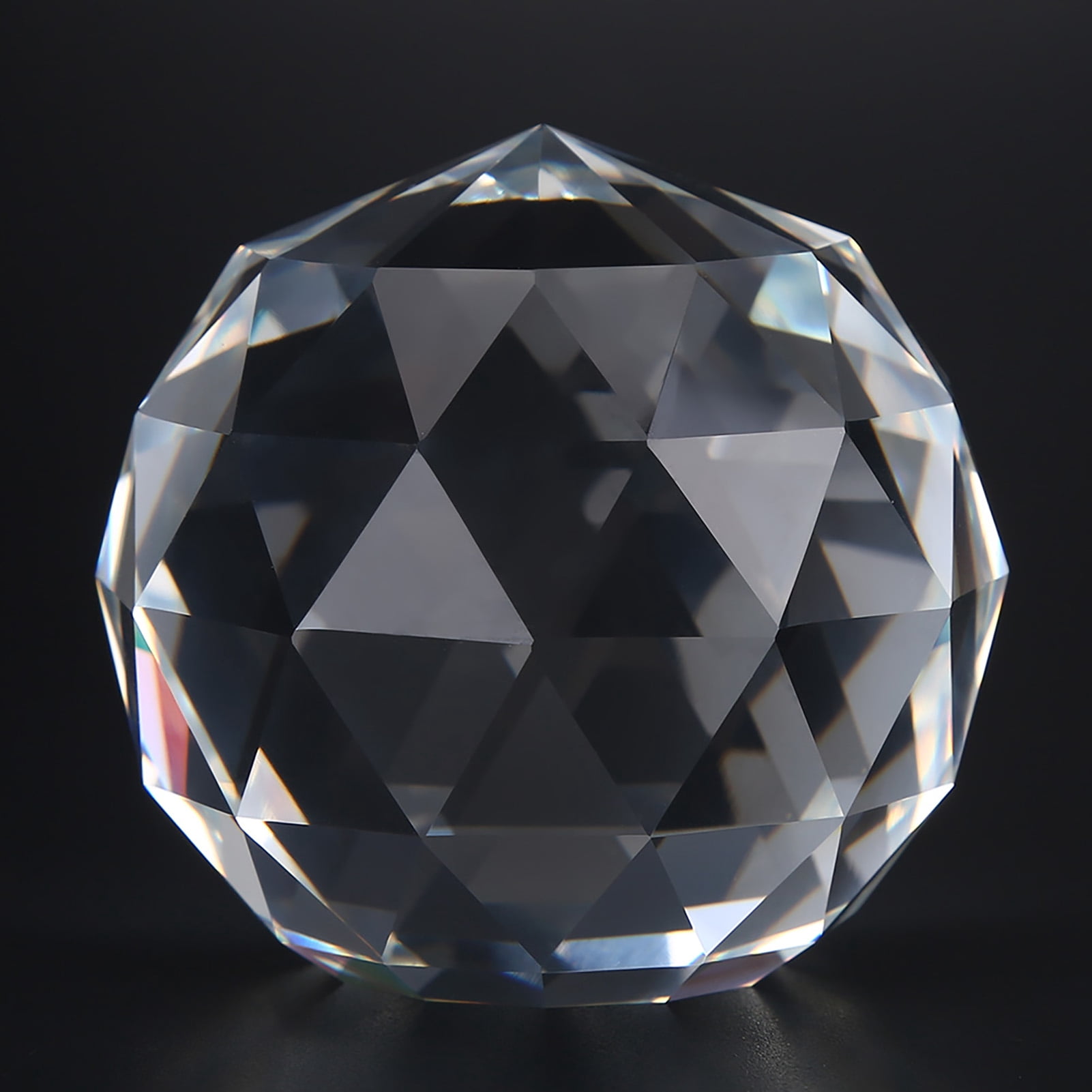 Buy Ball, Glass Ball, Beautiful 60/80mm Prisms Glass Ball Clear Glass ...