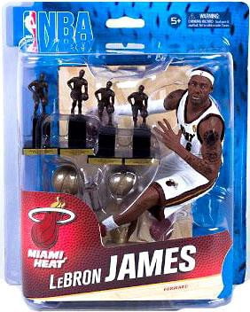LeBron James Action Figure With Trophies NBA Miami Heat - Walmart.com