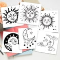 1Set 6Pcs Plant PVC Plastic Waterproof Self-adhesive Stickers Set Light ...