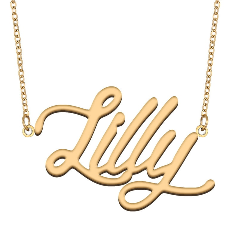 Lilly Name Necklace