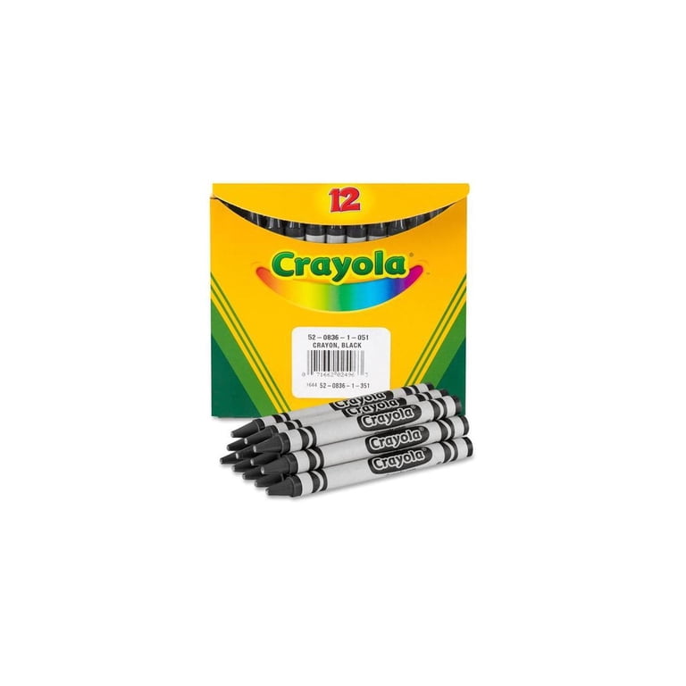 Black Crayola Crayon Number