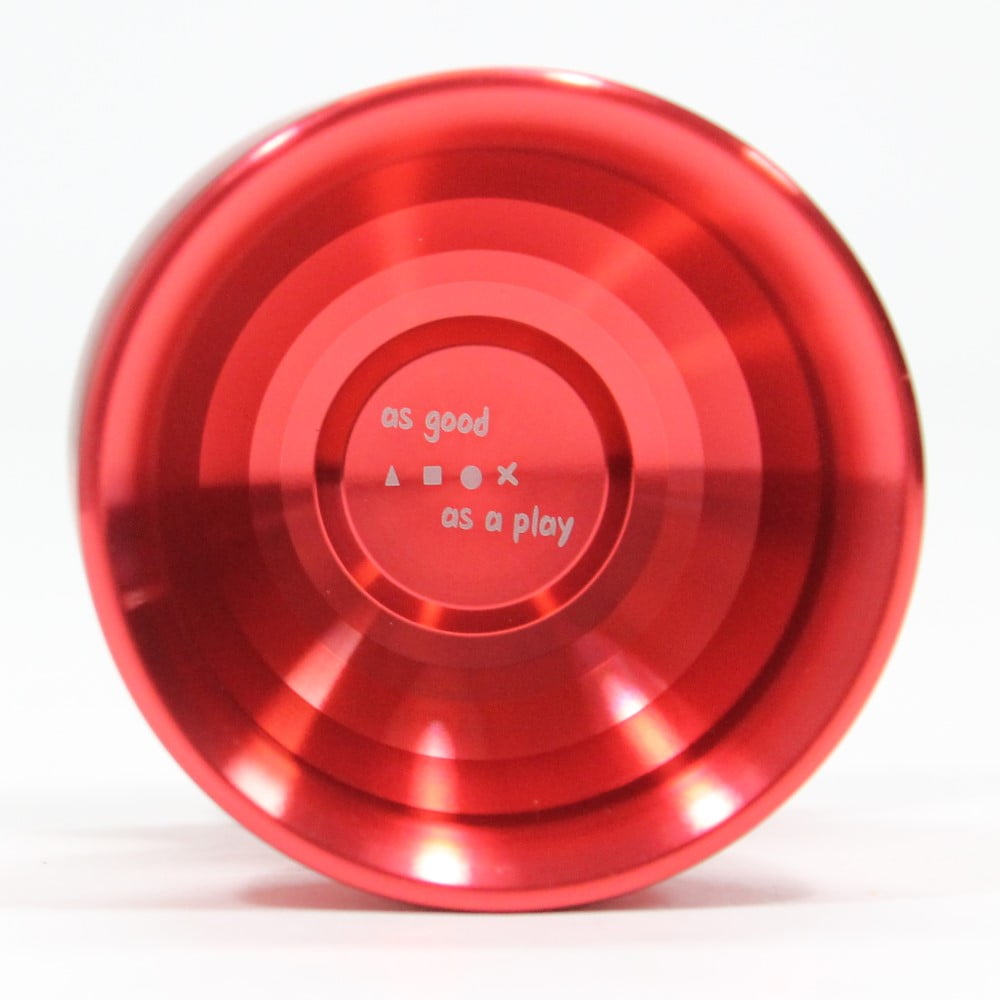 Ace Yo Amusing Yo-Yo - Wide Organic YoYo (Shinny Red) - Walmart.com