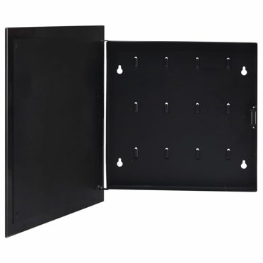 64 Keys adjustable Key Lock Box Black - Walmart.com