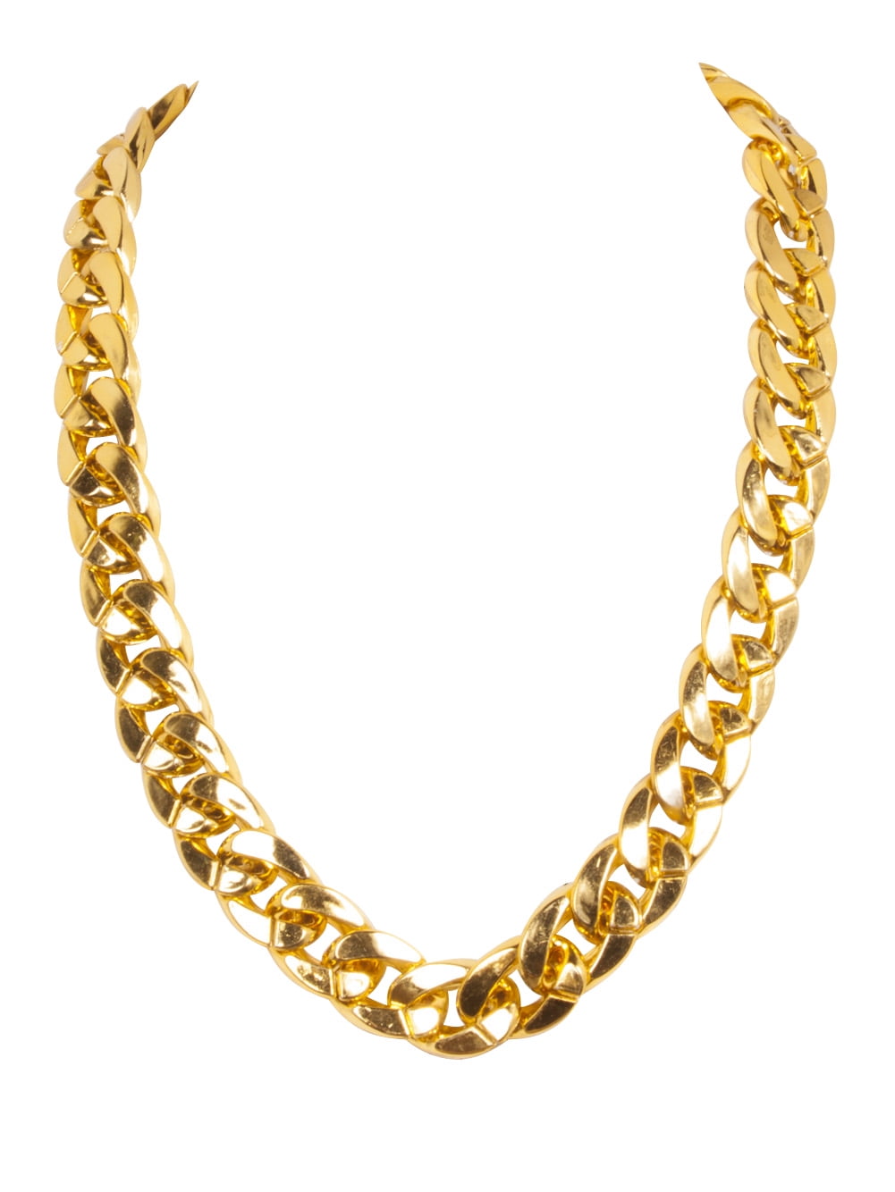 80s Rapper Gold-Colored Chain Necklace | Walmart Canada