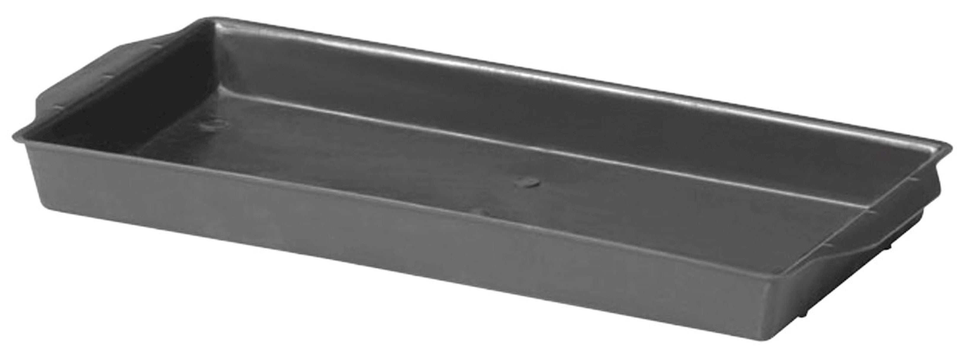 Black Plastic Rectangular Tray - Walmart.com