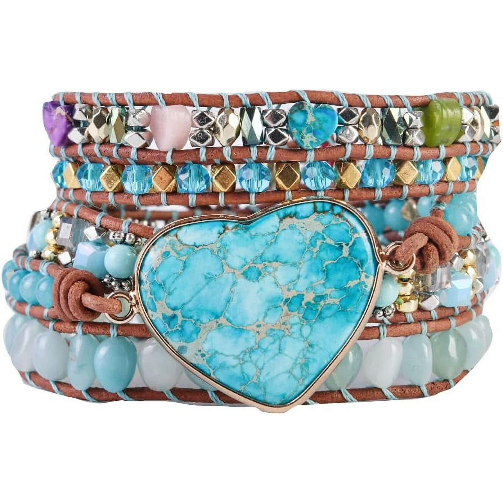 Click here for Hshdldf 7 Chakra Stone Bracelets Imperial Jasper N... prices