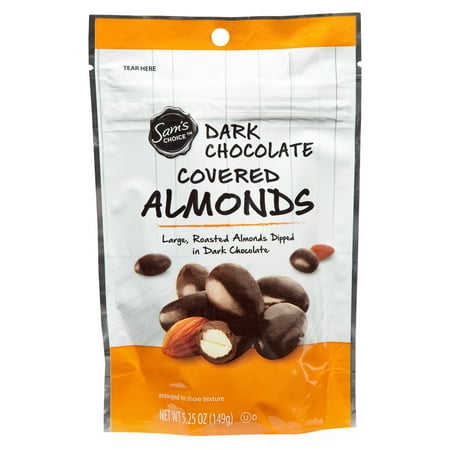 Sam's Choice Dark Chocolate Covered Almonds, 5.25 oz - Walmart.com