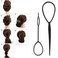 19 Pcs Hair Braiding Tool, DIY Hair Styling Tool Kit Updo Ponytail ...