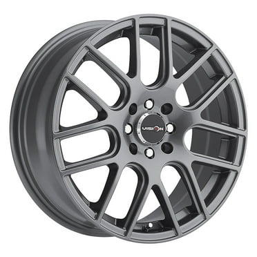 Vision Wheels 426 Cross 14x5x5 Black Rim - 14" Inches - Walmart.com