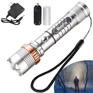 Rechargeable Flashlight 1200 Lumen - Tactical Flashlight Single Mode ...
