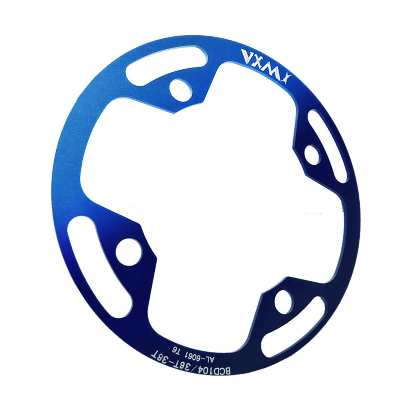 Bike Chain Cover -Bike Chainwheel Crankset Cover Mountain Road - Blue ...