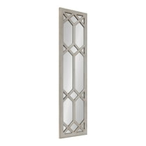 Kate and Laurel Joffrey Modern Farmhouse Wooden Windowpane Arched ...