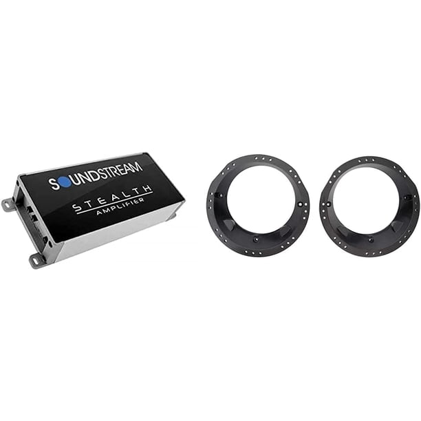 Soundstream ST4.1200D Stealth Series 1200W Class D 4 Channel Amplifier ...