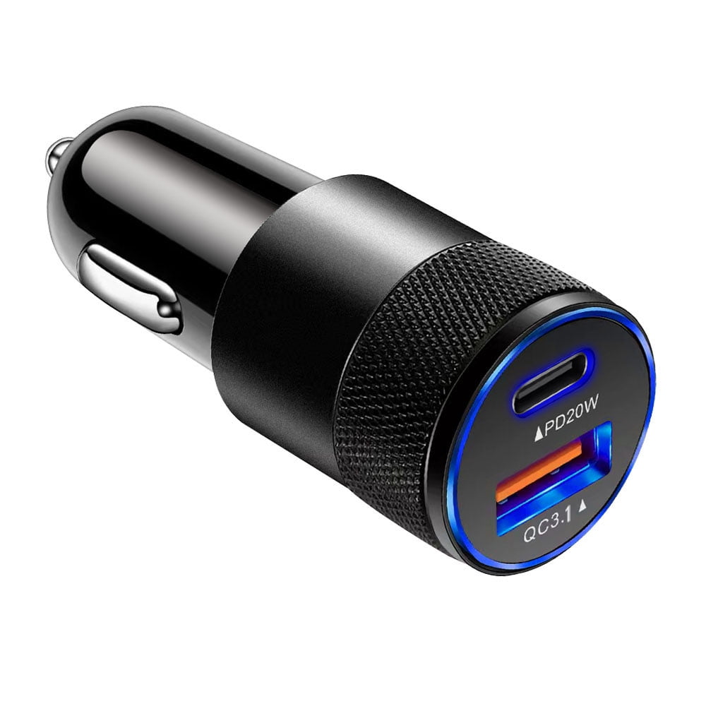 38W USB C Fast Car Charger from Rongsi,PD 20W + QC 3.1,18w Car Adapter ...