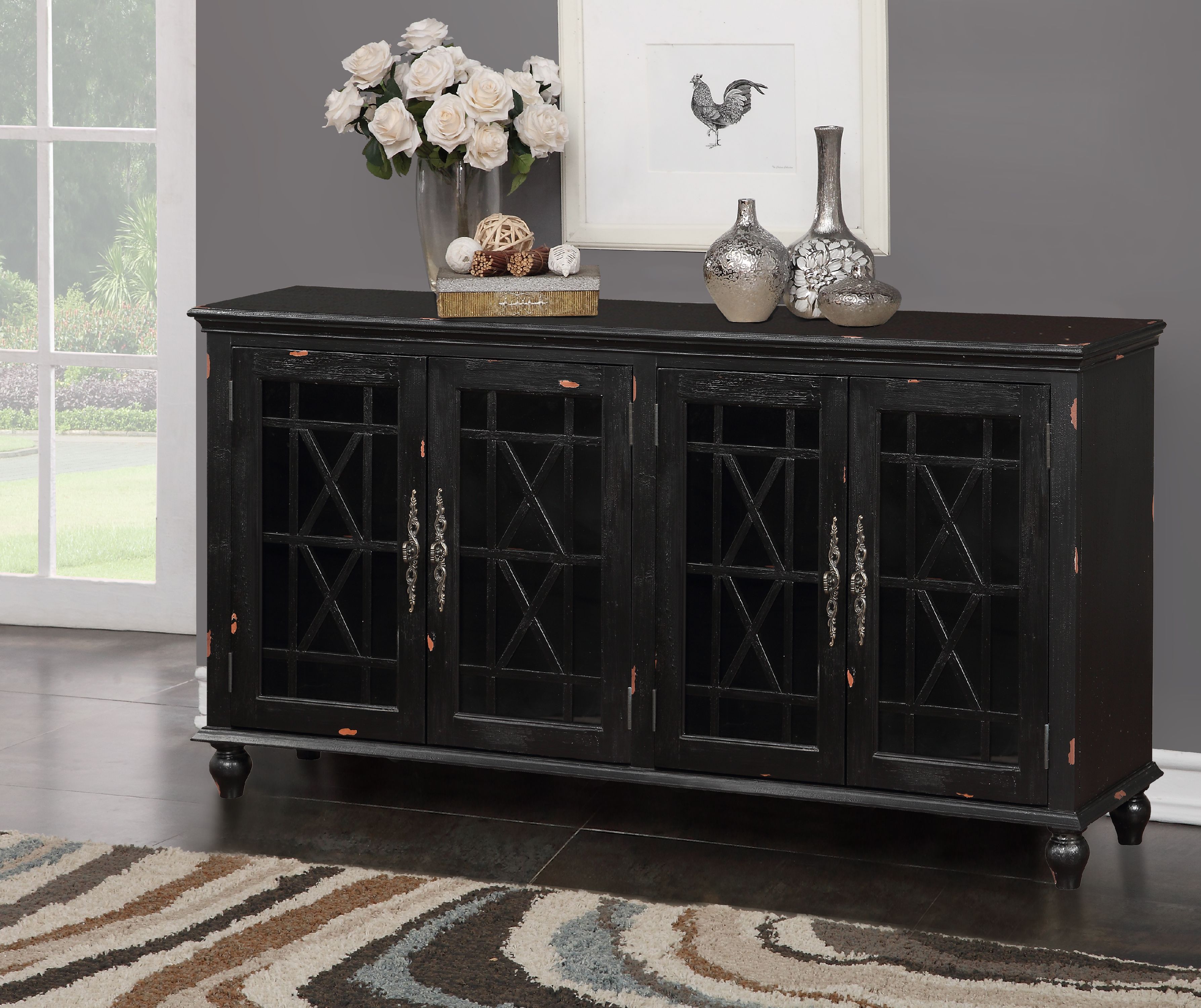 OS Home and Office Model 65-300 Harper's Branch Large Accent Console in ...