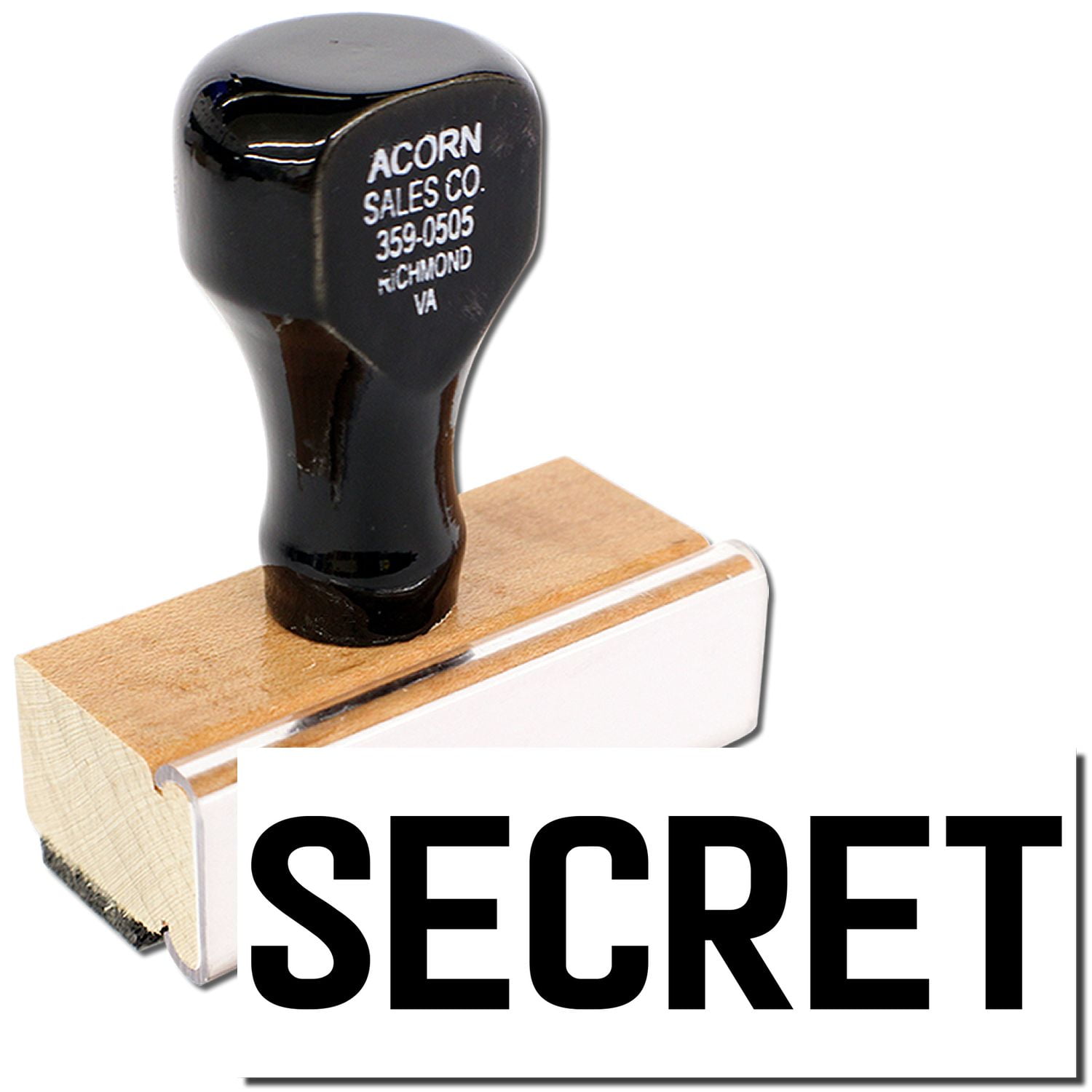 Large Secret Rubber Stamp, Wooden Handle Rubber Stamp, Laser Engraved ...