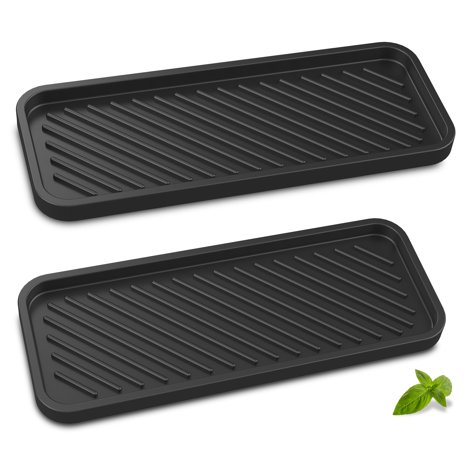 EGWON Silicone Sponge Holder Kitchen Sink Organizer Tray, Bathroom ...